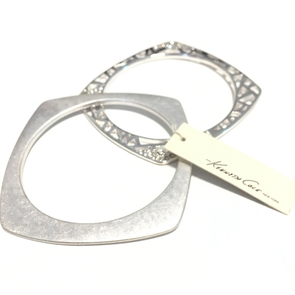 Kenneth Cole | Jewelry | Nwt Kenneth Cole New York Silver Square ...